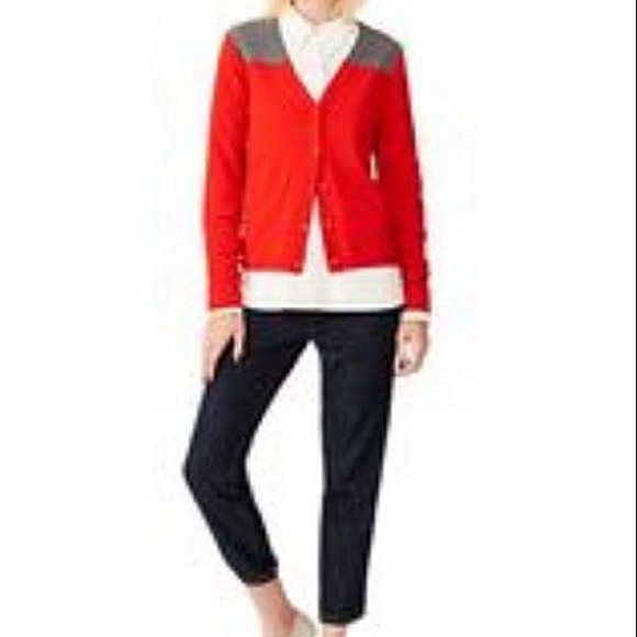 kate spade | Sweaters | Rare Kate Spade Saturday Colorblock Cardigan ...
